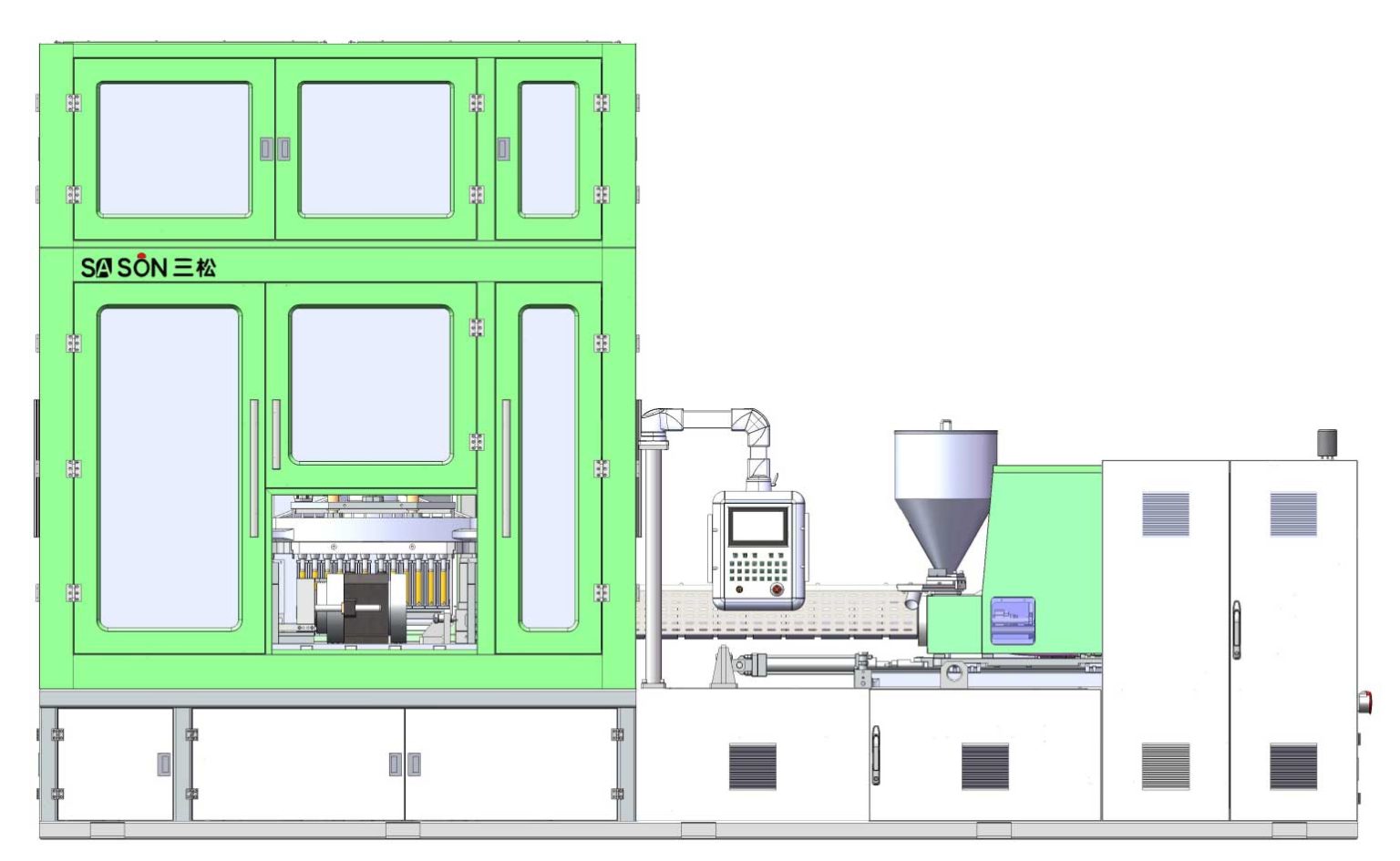 4 Station Injection Stretch Blow Molding (ISBM) Machine – One Step ...